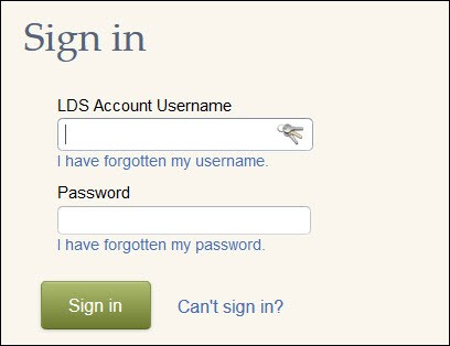 Change a FamilySearch Public Account to an LDS Member Account