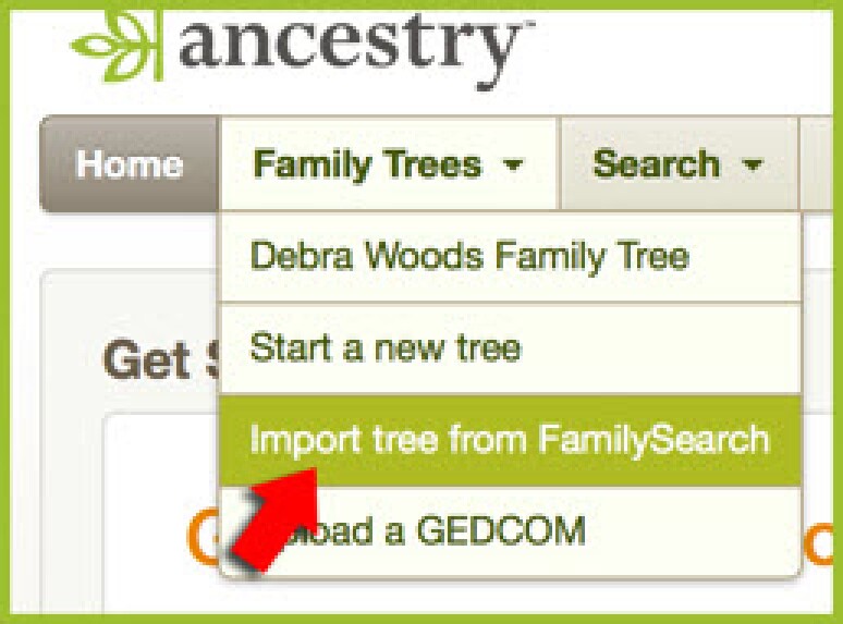 How to Create a New Tree on Ancestry.com by Importing Four Generations ...