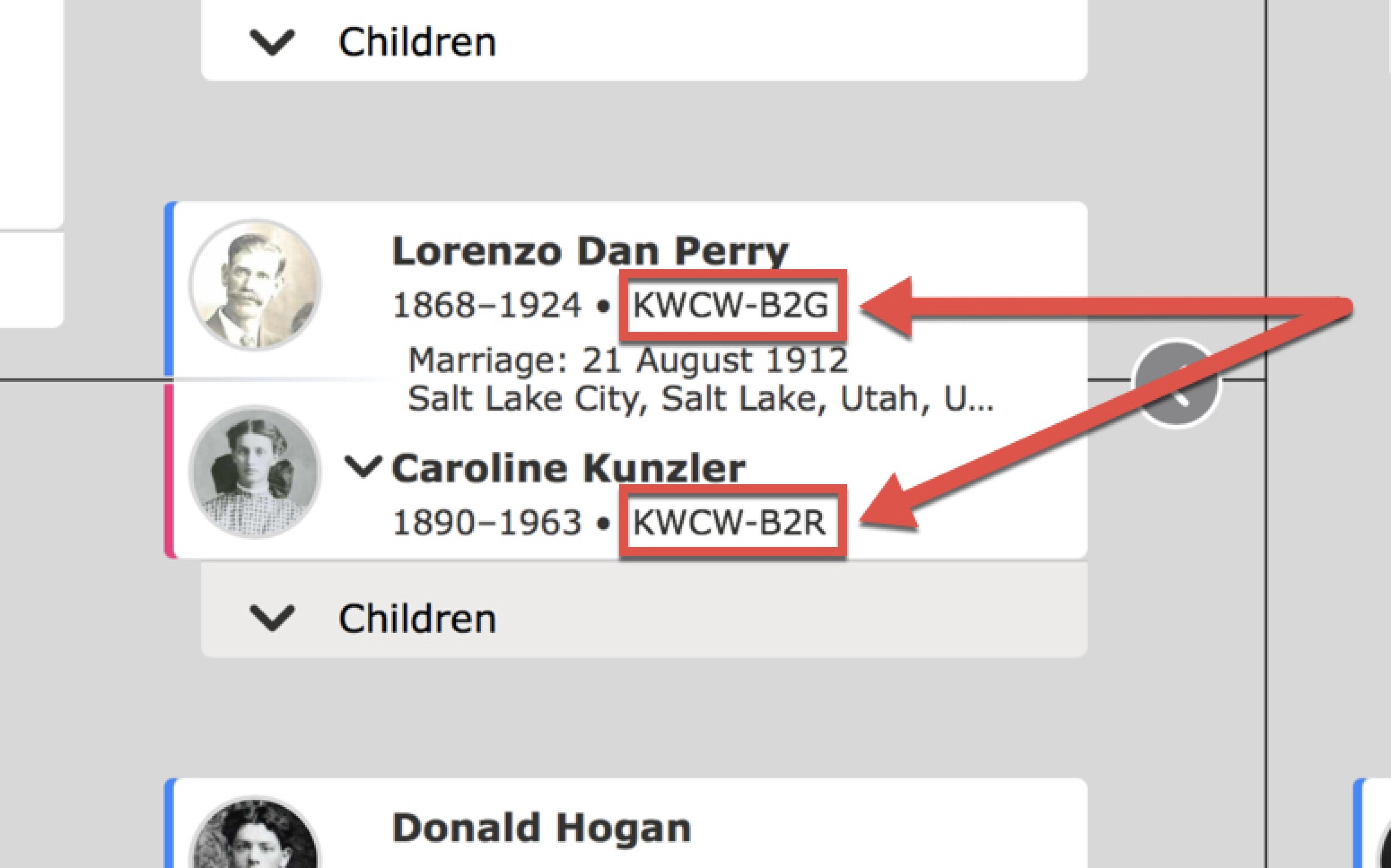 How to Use FamilySearch Person IDs